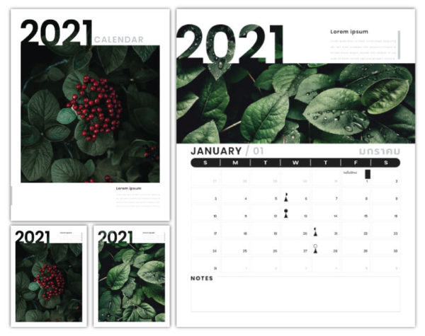 โรงพิมพ์ รับทำปฏิทินตั้งโต๊ะ 2564 ( Calendar 2020 ) สวย ราคาถูกสุด