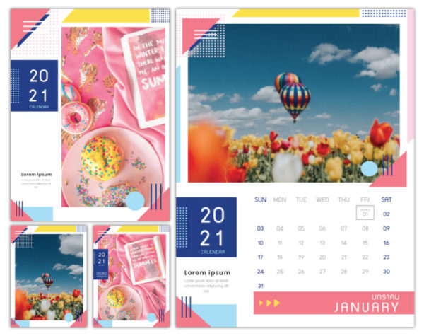 โรงพิมพ์ รับทำปฏิทินตั้งโต๊ะ 2564 ( Calendar 2020 ) สวย ราคาถูกสุด